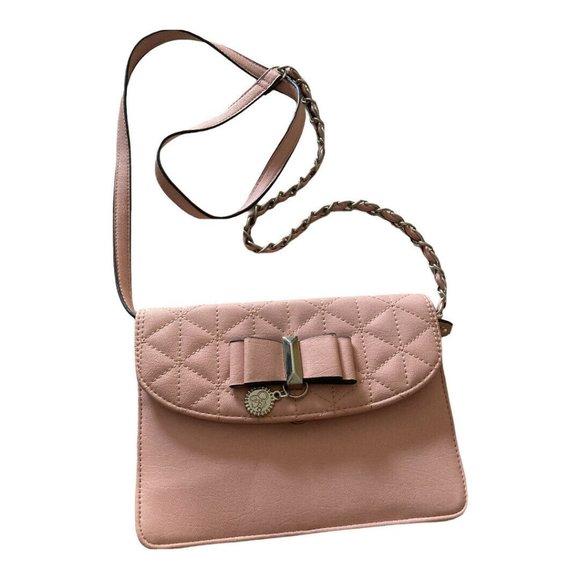 Jessica Simpson | Bags | Jessica Simpson Pink Crossbody Purse With Bow ...